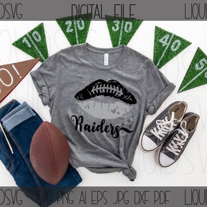 Raiders Svg Raiders Football Lips SVG Football Team Lips SVG Raiders ...