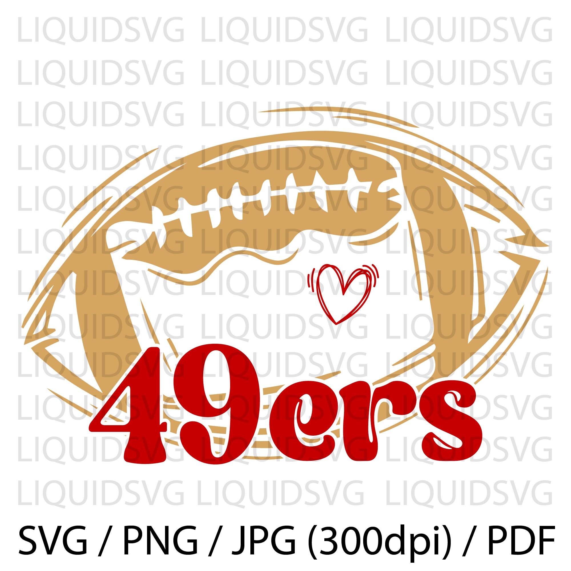 49ers Svg,49er Svg,49ers,svg,football Svg,football Mascot,game Day Svg ...