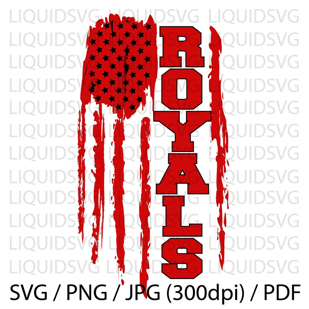 Royals SVG Royal Svg Royals Mascot Svg Royals Flag Svg Leopard Print ...