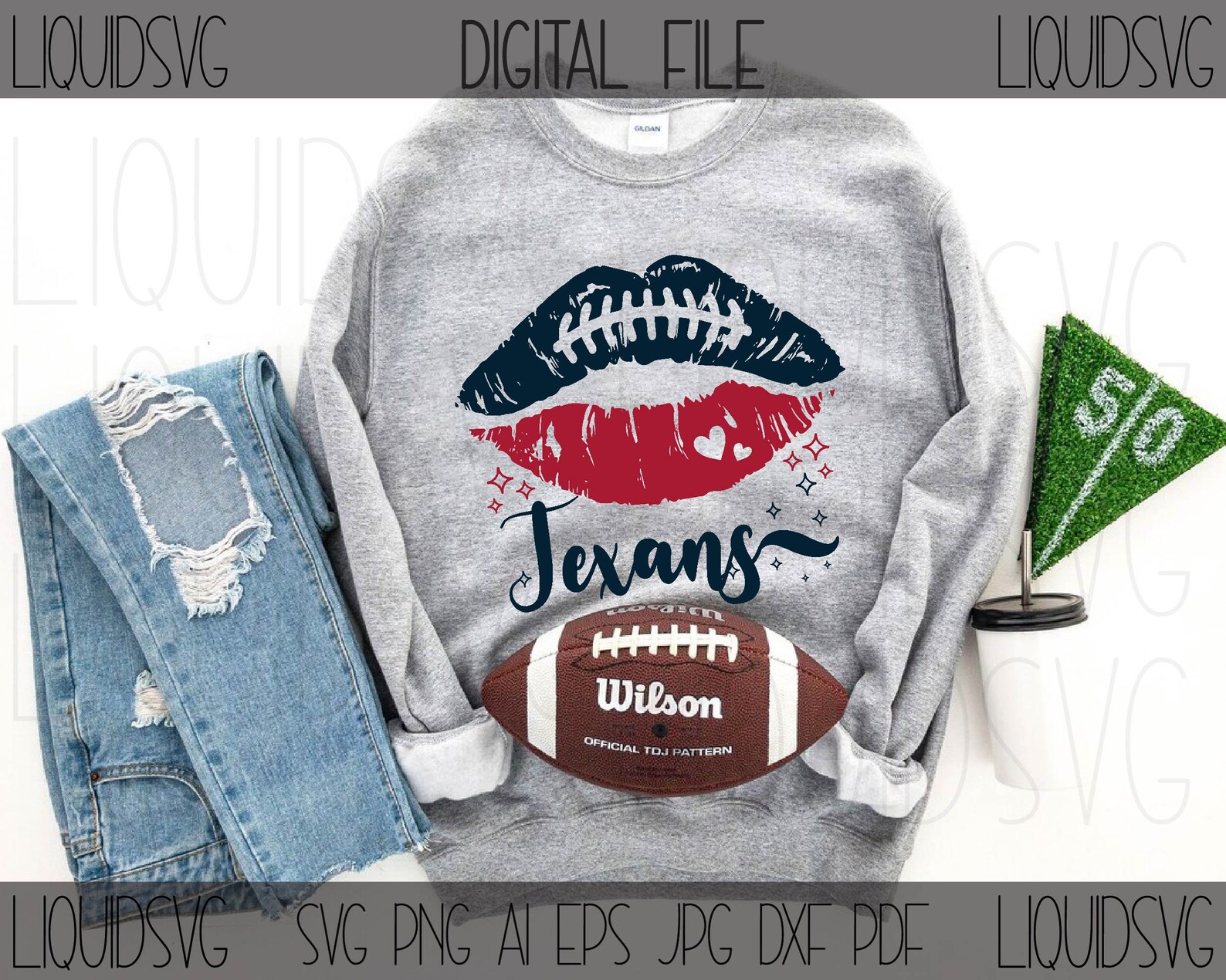 Texans Svg Texans Football Lips SVG Football Team Lips SVG Texans Cheer ...