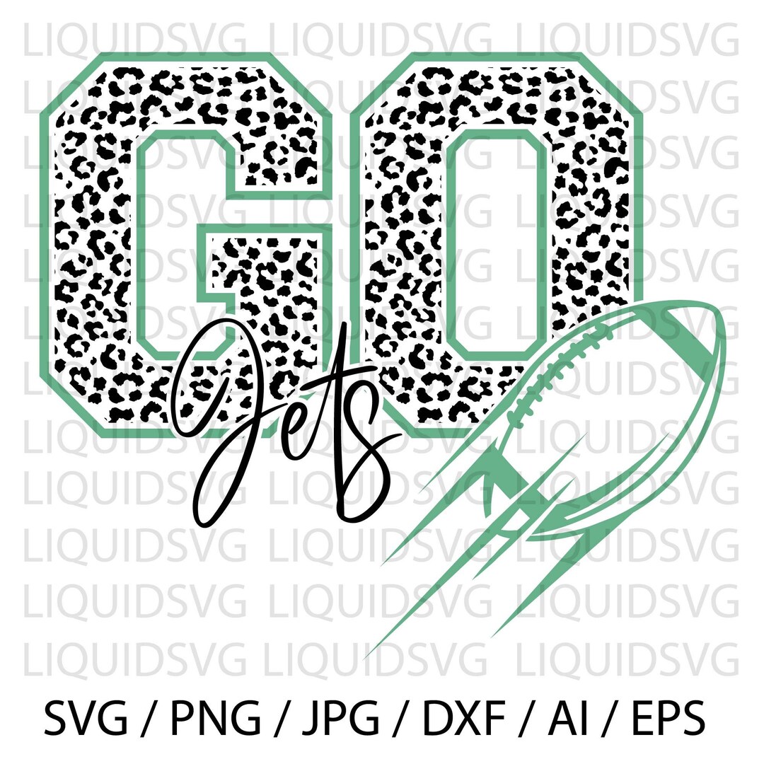 Go Jets Svg Jet Svg Jets Leopard Svg Jets Football Svg Jets - Etsy Hong ...