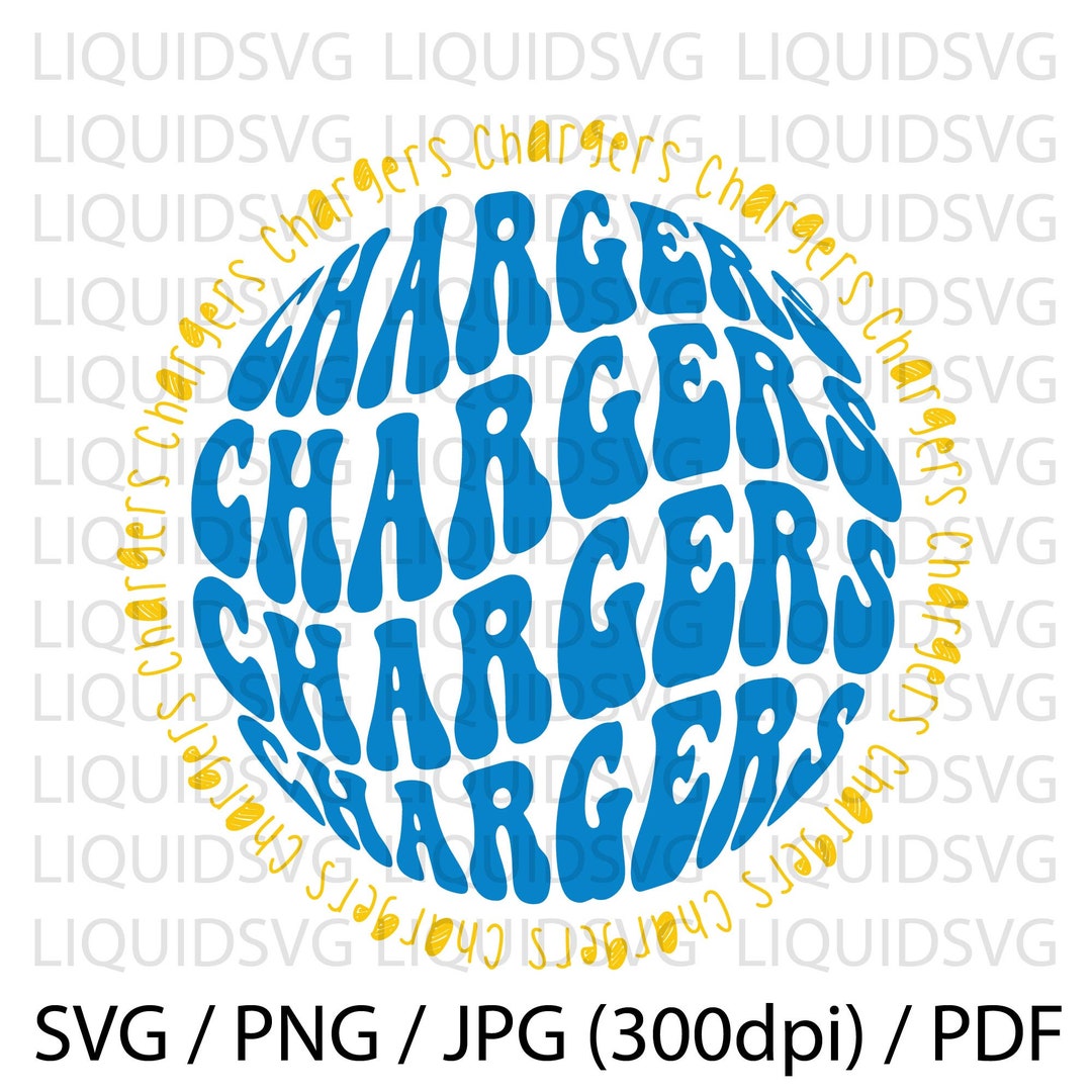 Chargers SVG Charger Svg Chargers PNG Stacked Chargers Svg Chargers ...