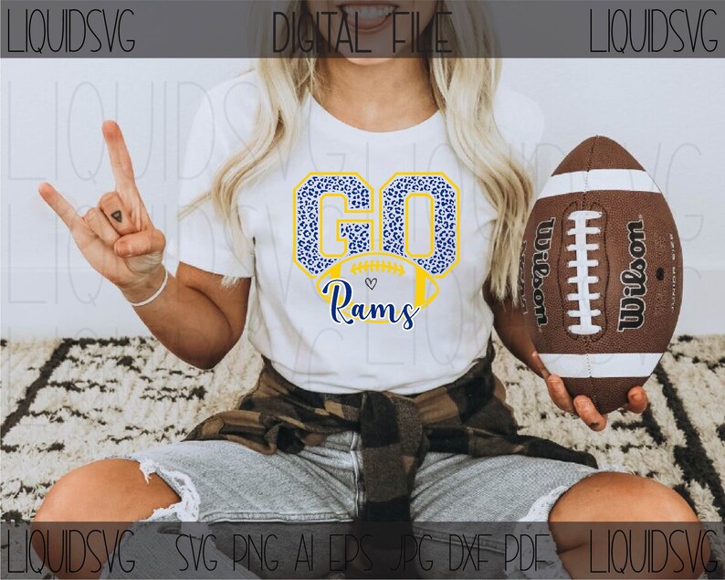 Go Rams Svg Ram Svg Rams Leopard Svg Rams Football Svg Rams Leopard ...