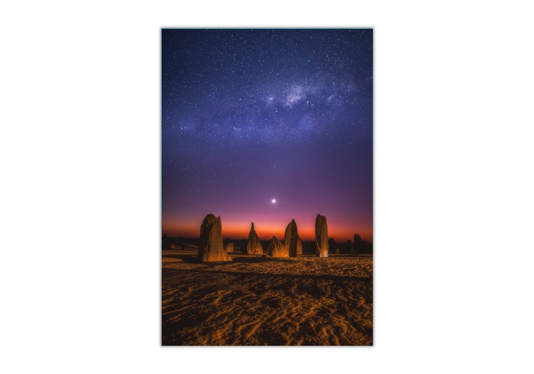 Perth Western Australia Milky Way Astrophotography Night Sky - Etsy
