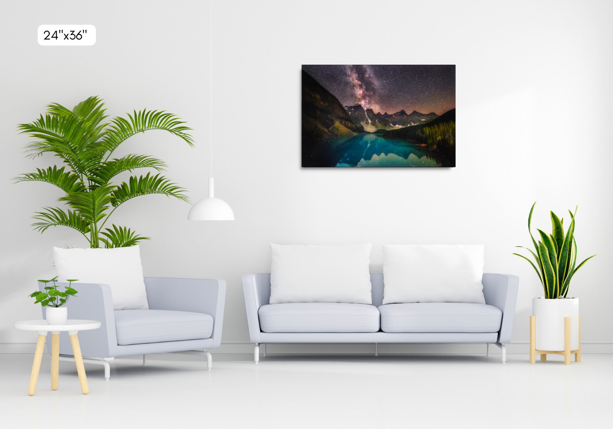 Moraine Lake Starry Night Sky Alberta Canada Banff National Park - Etsy