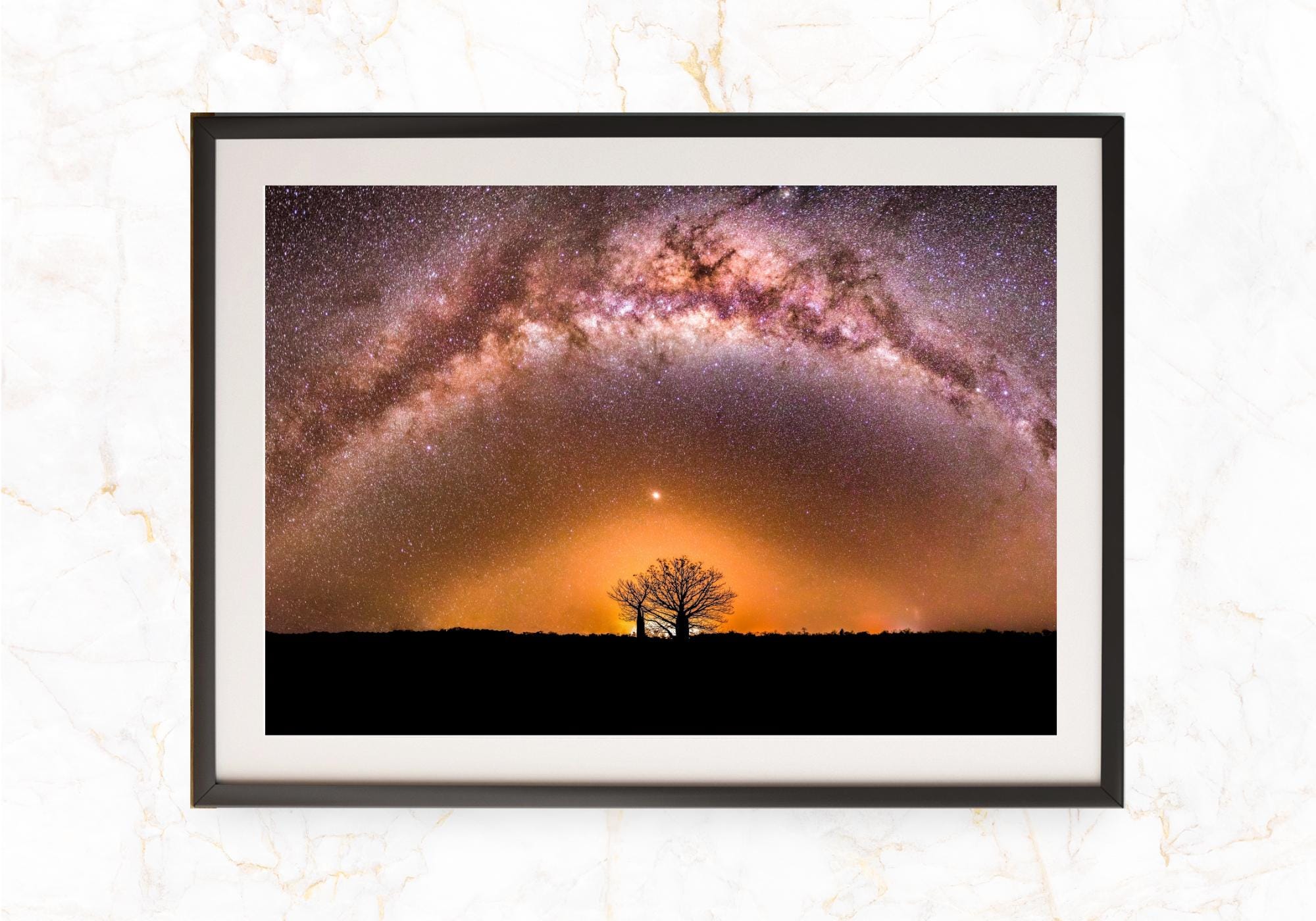 Milky Way Over Boab Tree – Western Australia Night Sky Astrophotography ...