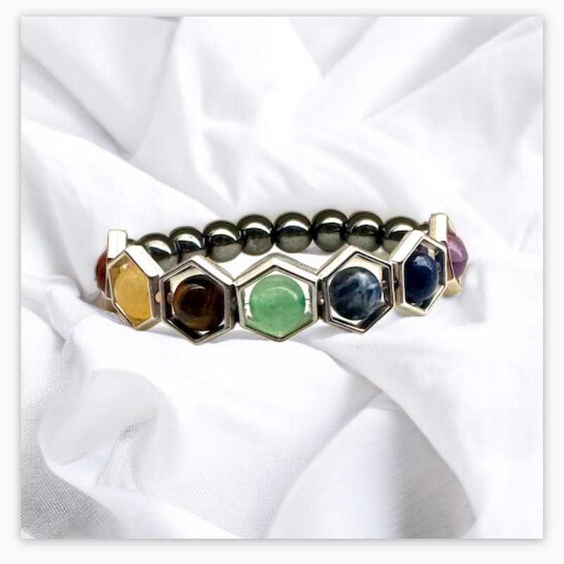 7 Chakra Bracelet - Etsy