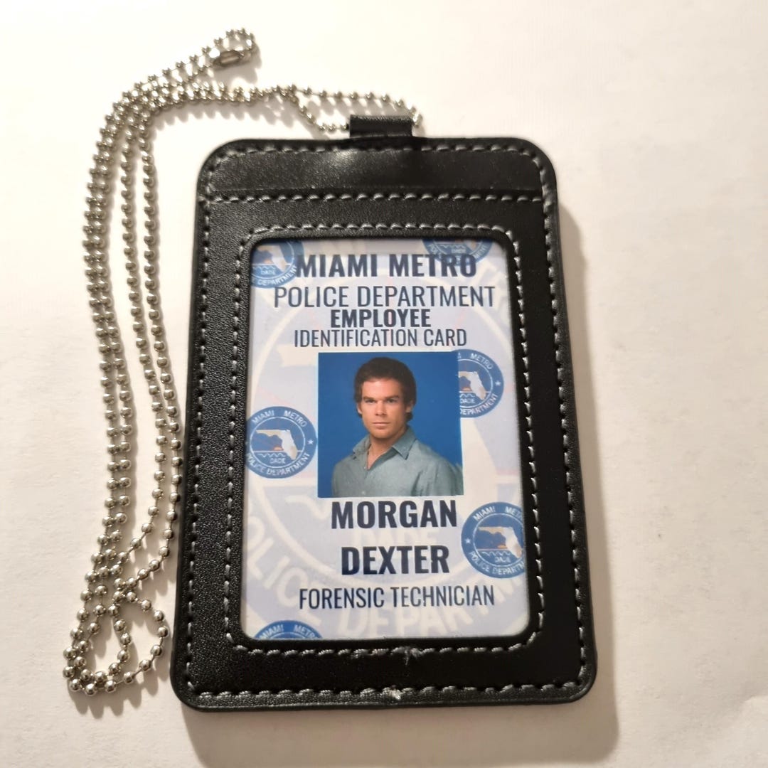 Dexter Morgan Cosplay ID Card - Etsy UK
