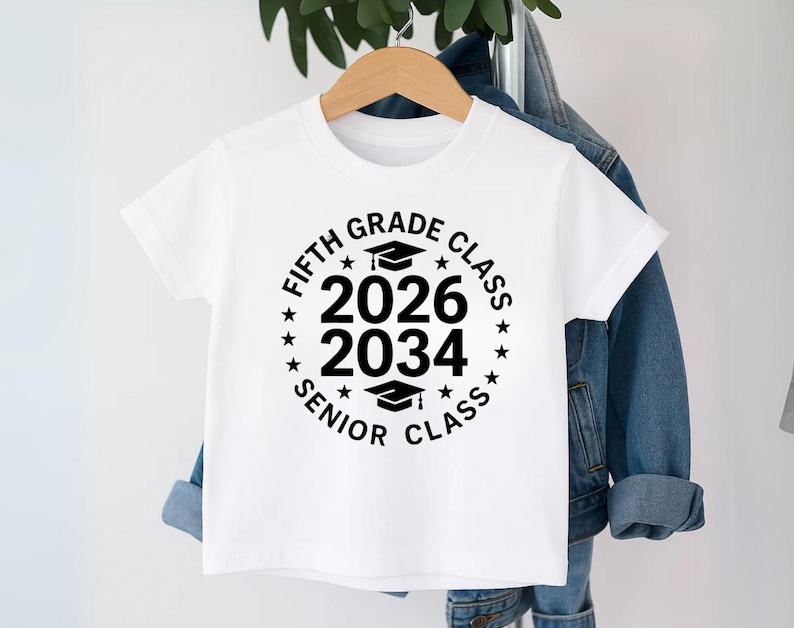 5th Grade Graduate SVG PNG, 2026 5th Grade Graduation Shirt Svg, Fifth ...