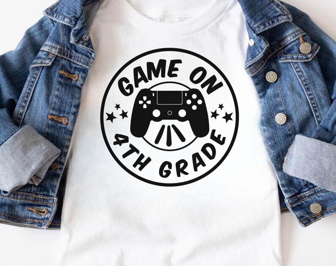 Game on 4th Grade SVG, Graduation, Back to School (png, Eps, Dxf) - Etsy