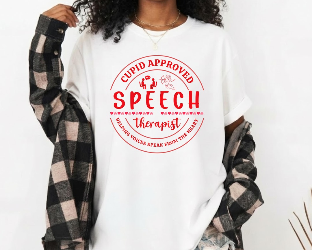 Cupid Approved Speech Therapist SVG, Valentine's Day SLP PNG ...