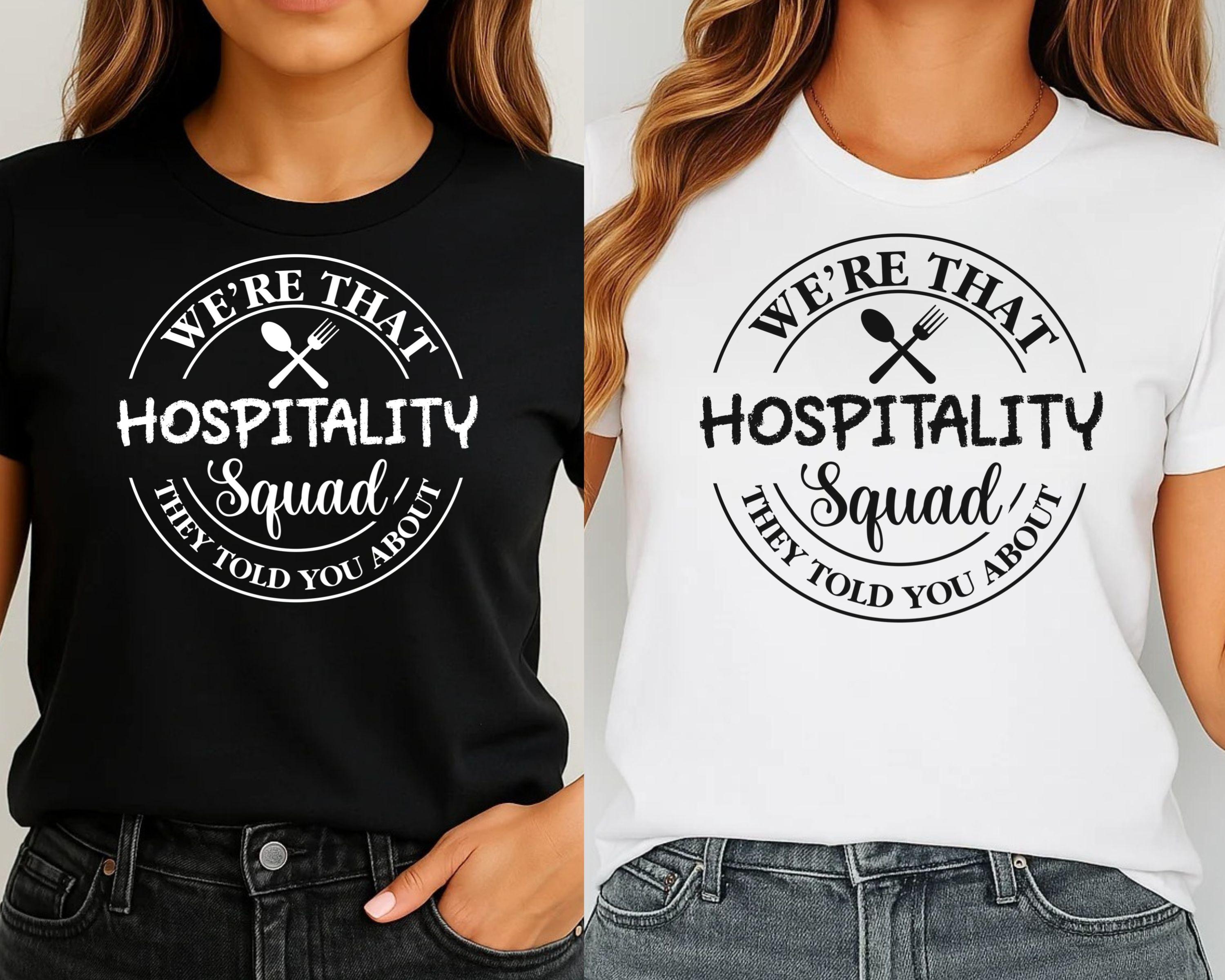 Hospitality Squad SVG, Funny Restaurant Team, Hotel Staff (digital ...