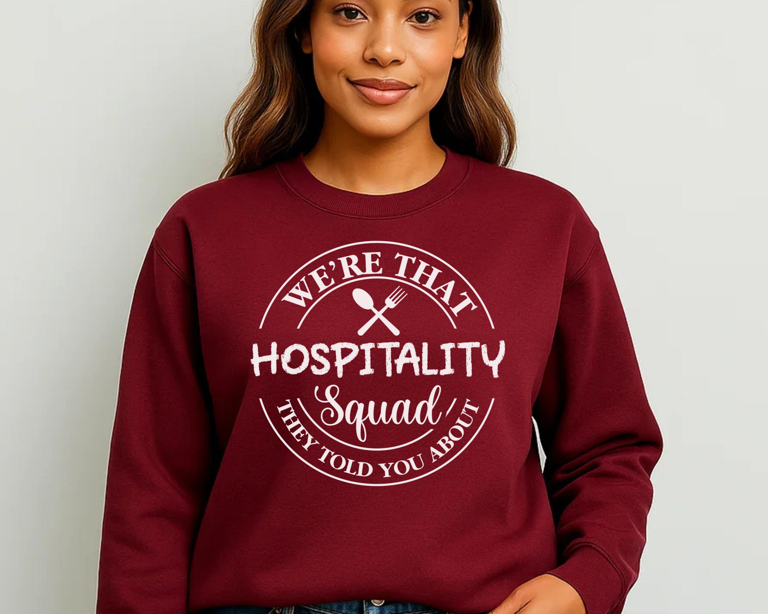 Hospitality Squad SVG, Funny Restaurant Team, Hotel Staff (digital ...