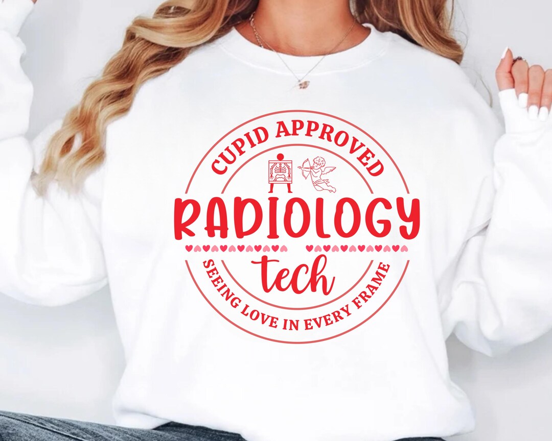 Cupid Approved Radiologic Tech SVG: Valentine X-ray Design (digital ...
