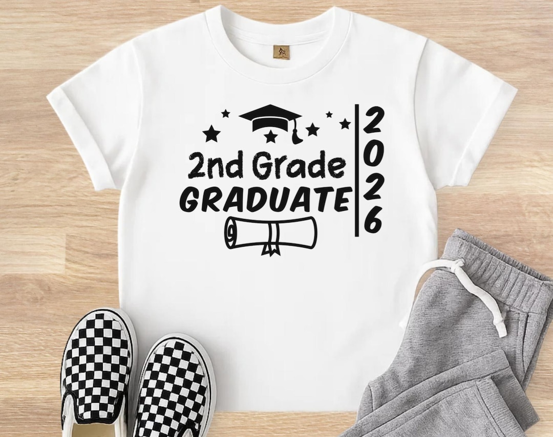 2nd Grade Graduation 2026 SVG, PNG (digital Download) - Etsy