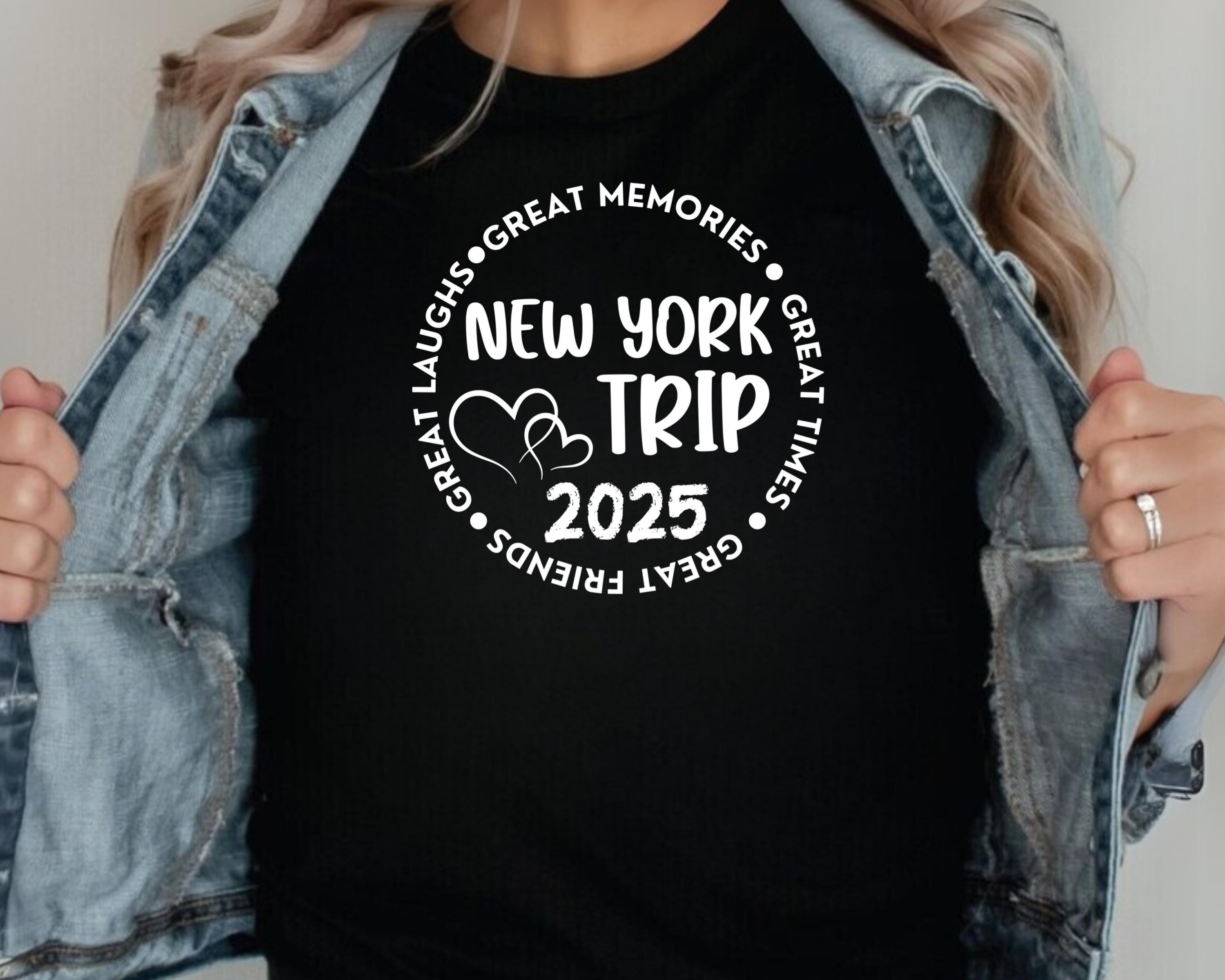 NYC Vacation 2025 SVG, Family Trip Cut File (png, Eps, Dxf) - Etsy