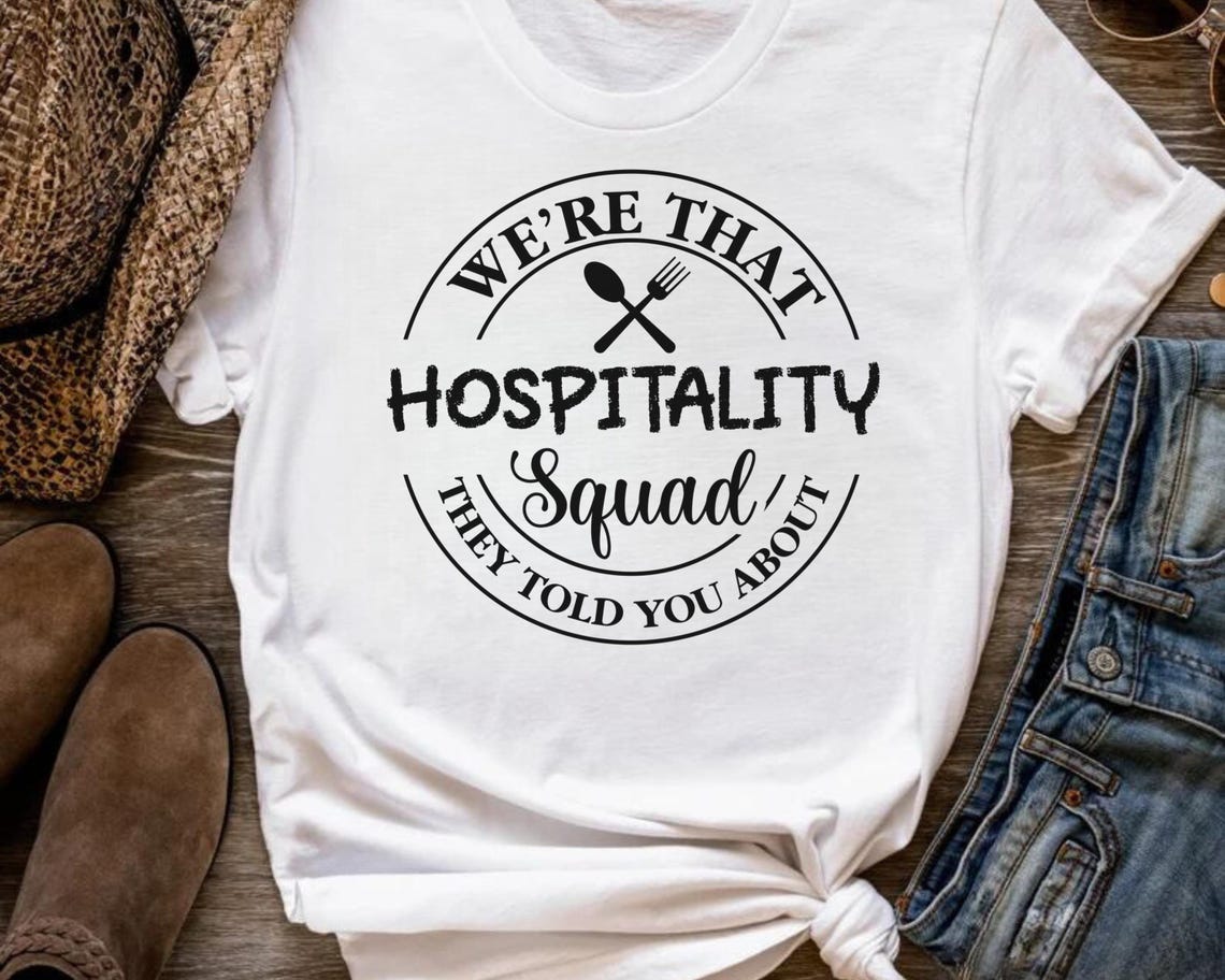 Hospitality Squad SVG, Funny Restaurant Team, Hotel Staff (digital ...