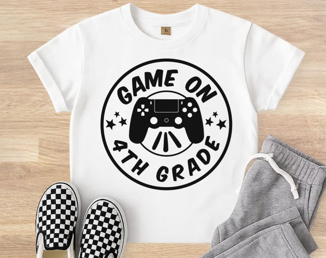Game on 4th Grade SVG, Graduation, Back to School (png, Eps, Dxf) - Etsy