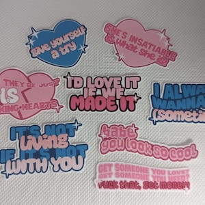 The 1975 Inspired MINI Vinyl Sticker Pack - Etsy