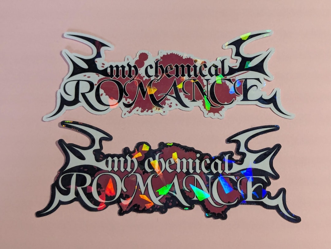MCR My Chemical Romance Holographic Vinyl Sticker - Etsy