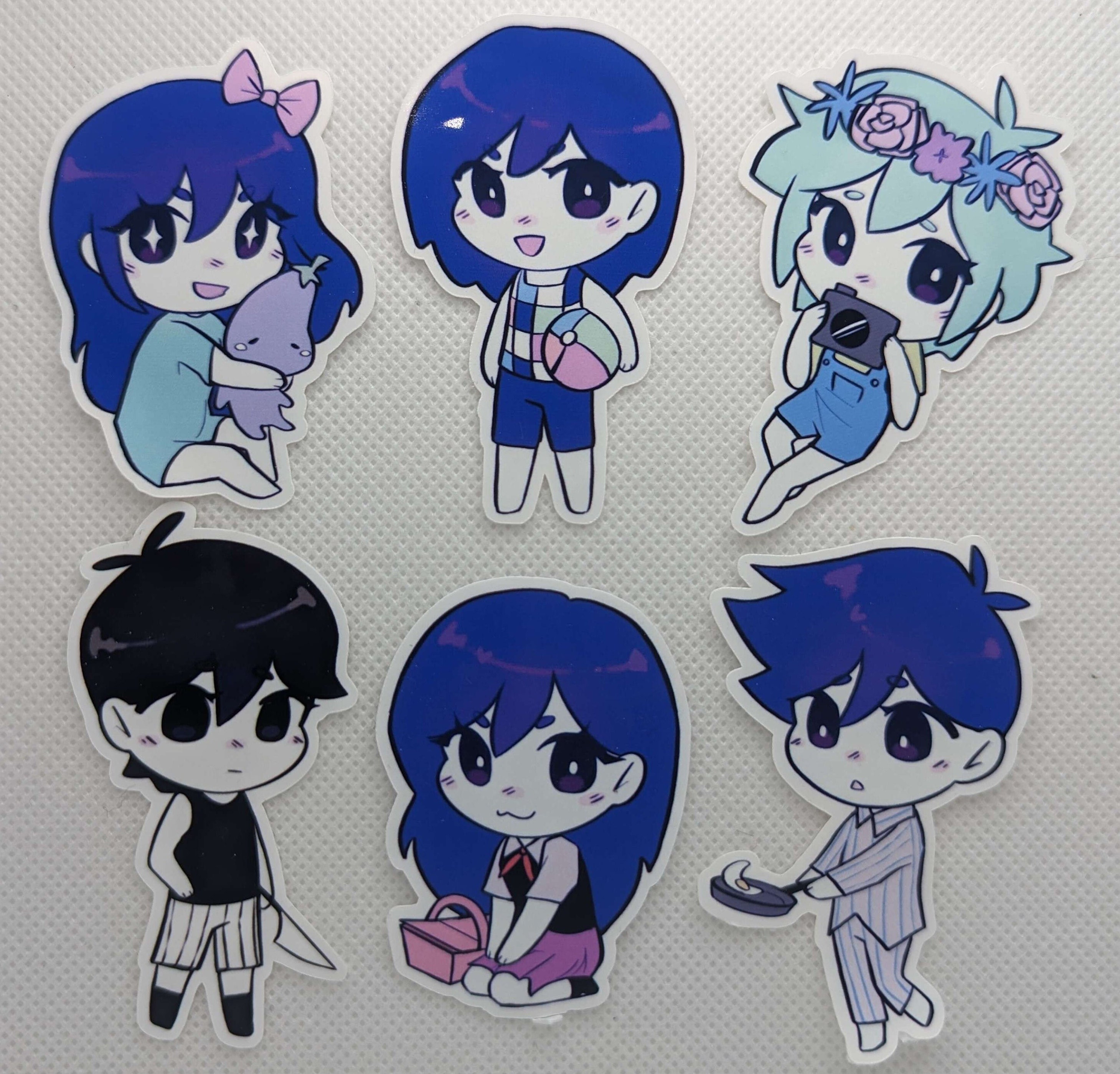 Omori Die Cut Vinyl Sticker SET - Etsy