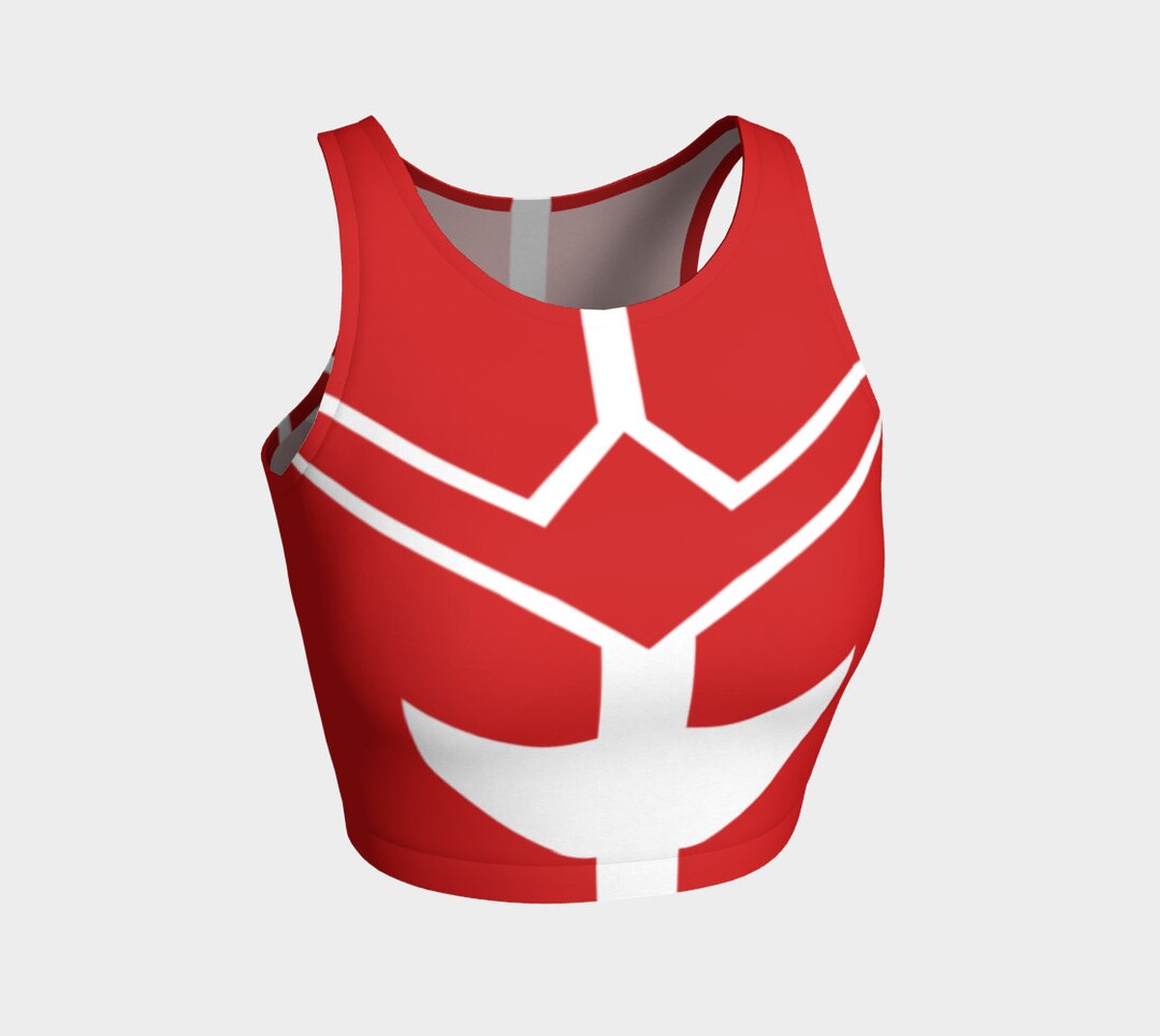 Greatest Hero Crop Top (red) - Etsy