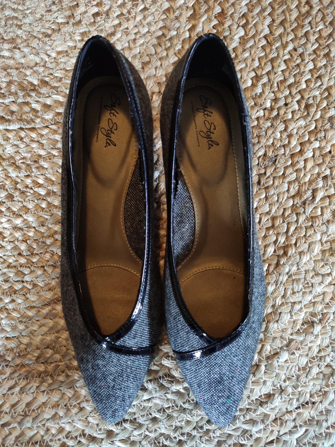 VINTAGE Hush Puppies Soft Style Pumps Gray Size 43 UK 9 US 11 - Etsy