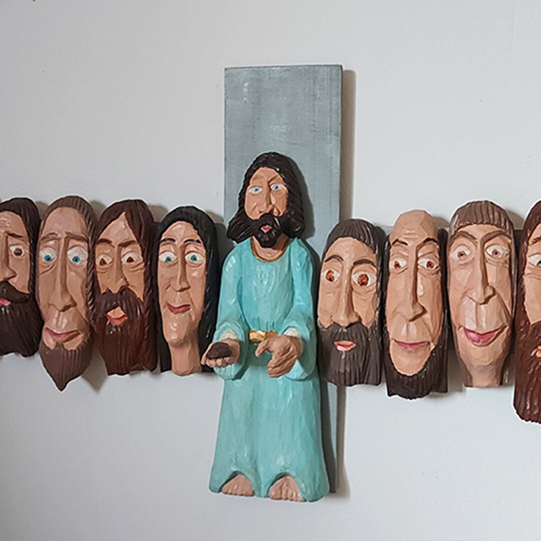Bas-relief of the Last Supper. Cross - Etsy