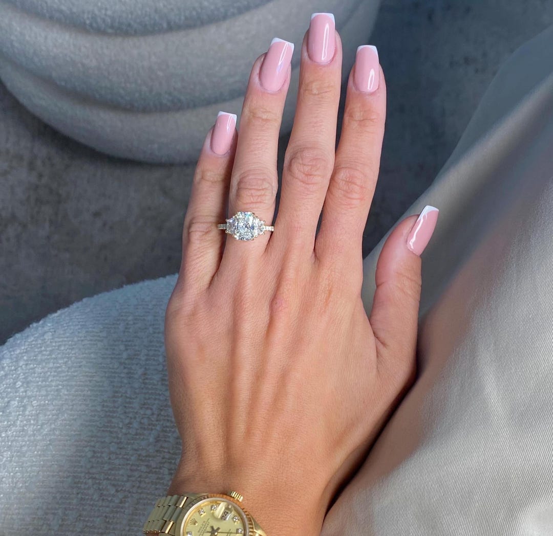 4 Carat D-VVS2 IGI CERTIFIED Elongated Radiant Cut Lab Grown Diamond ...