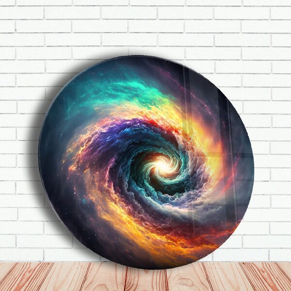 Round Art for Wall - Etsy