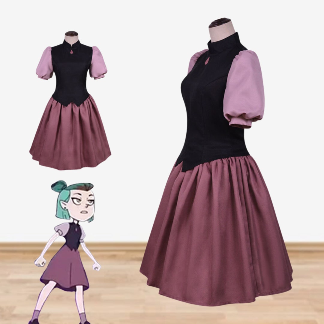 Owl House Amity Cosplay Dress Suit Amity Blight Dress Owl - Etsy Australia
