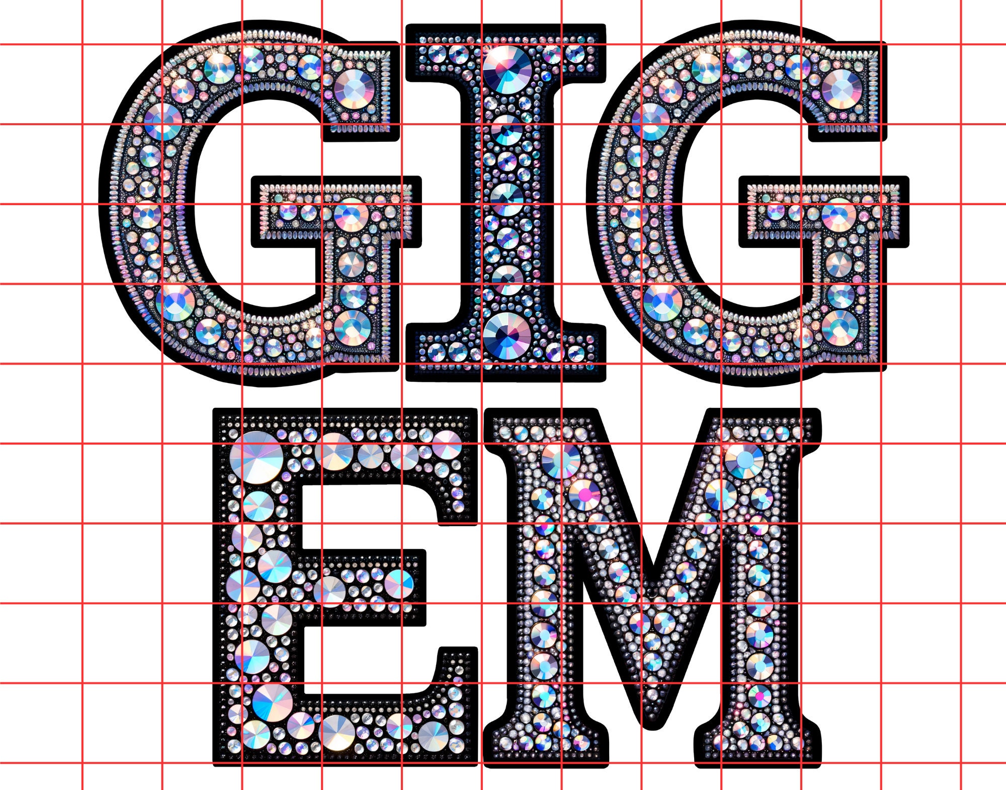 Gig Em Rhinestone Design PNG, Rhinestone PNG, Gigem PNG - Etsy