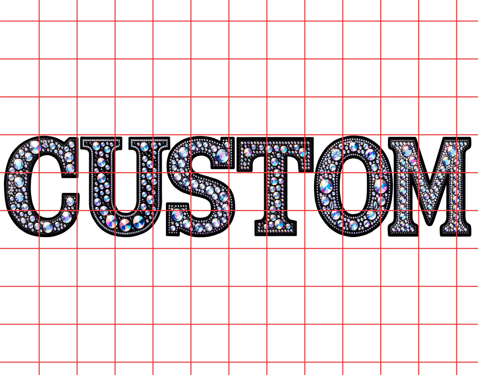 Custom Rhinestone Design PNG, Rhinestone PNG - Etsy