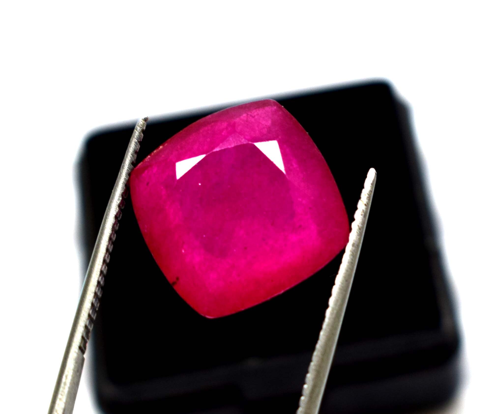 8.50 Ct Natural Red Beryl With Dimension 12 X 12 X 7 MM - Etsy