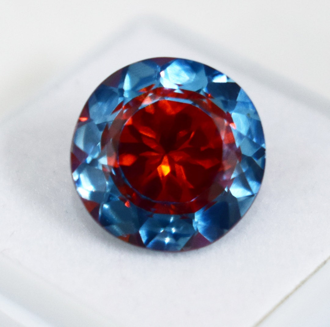 Natural pitambari Sapphire 11.55 Ct Round Shape Certified Loose ...