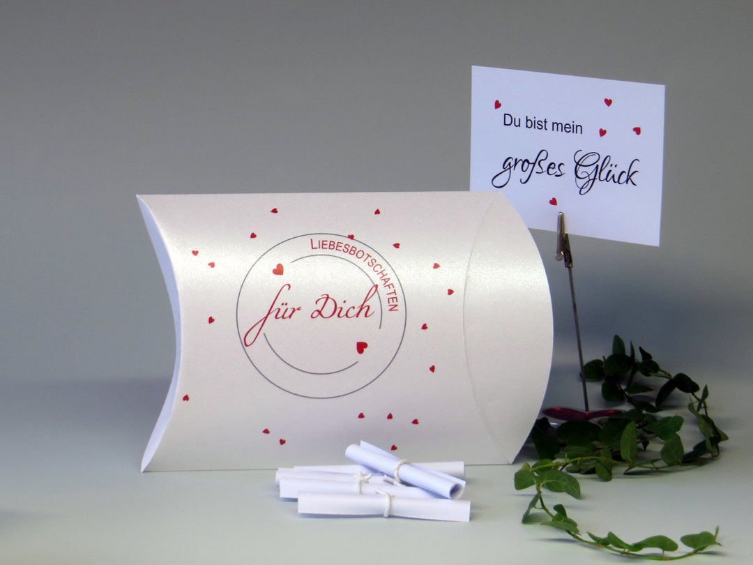 Love Messages - Gift Box - Positive Sayings - 28 Lots - 4 Weeks ...