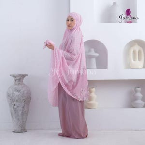 Arisha Series - Islamic Prayer Portable Mini Travell Mukena 2in1 Adult ...