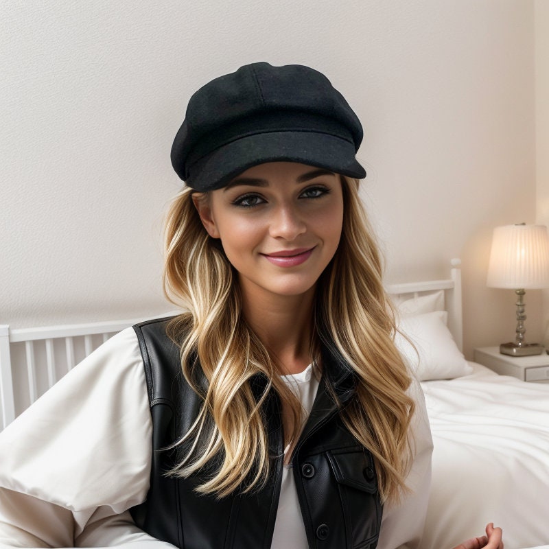 3 Colors Newsboy Cap Octagonal Berets Red Hats Inspired by - Etsy