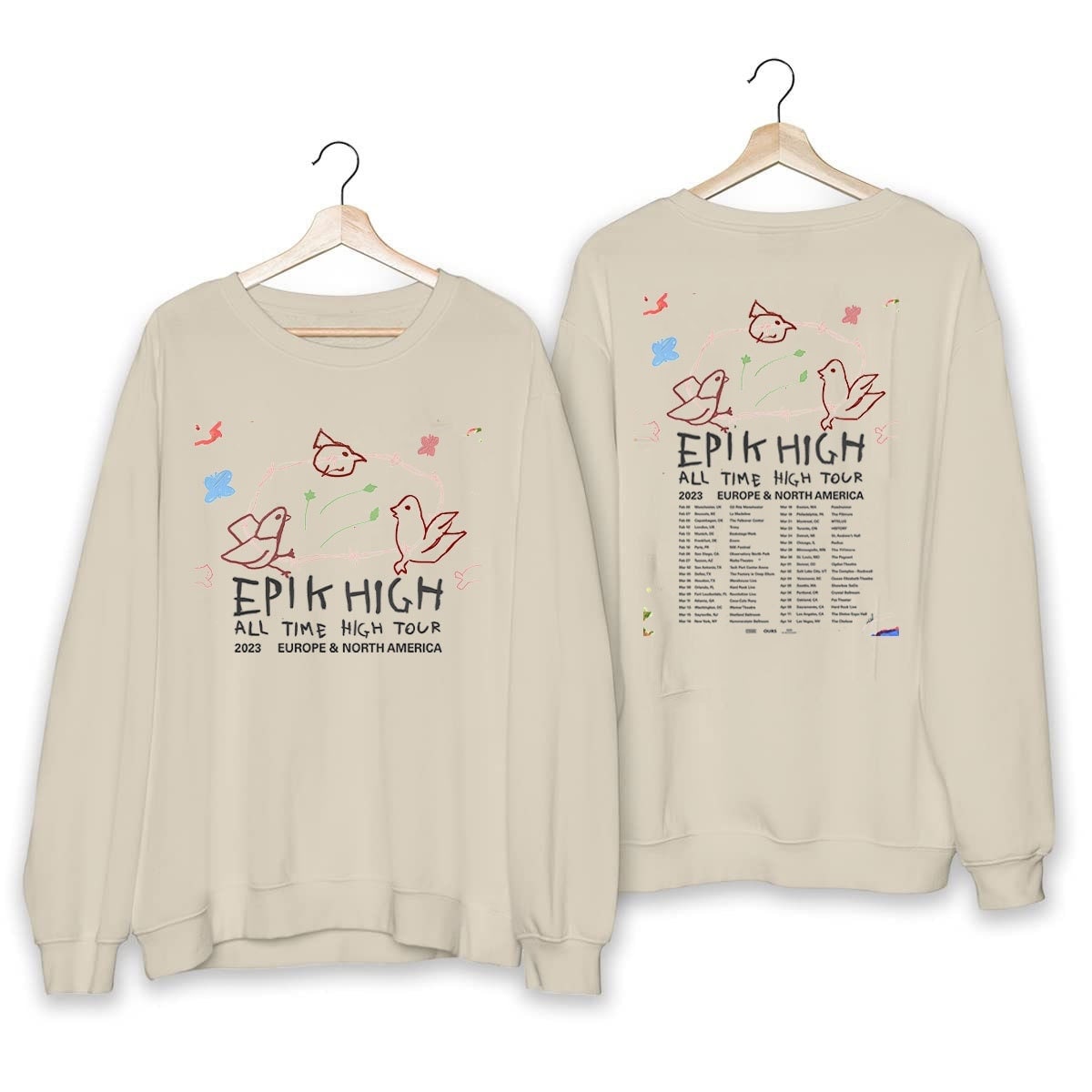 Epik High 2023 Tour T-Shirt, Epik High's Fan Kpop Designed & Sold By ...