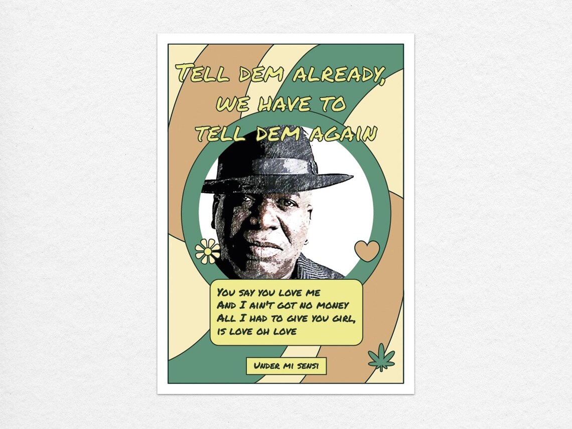 Printable Vintage Reggae Music Posters of Bob Marley, Gregory Isaacs ...