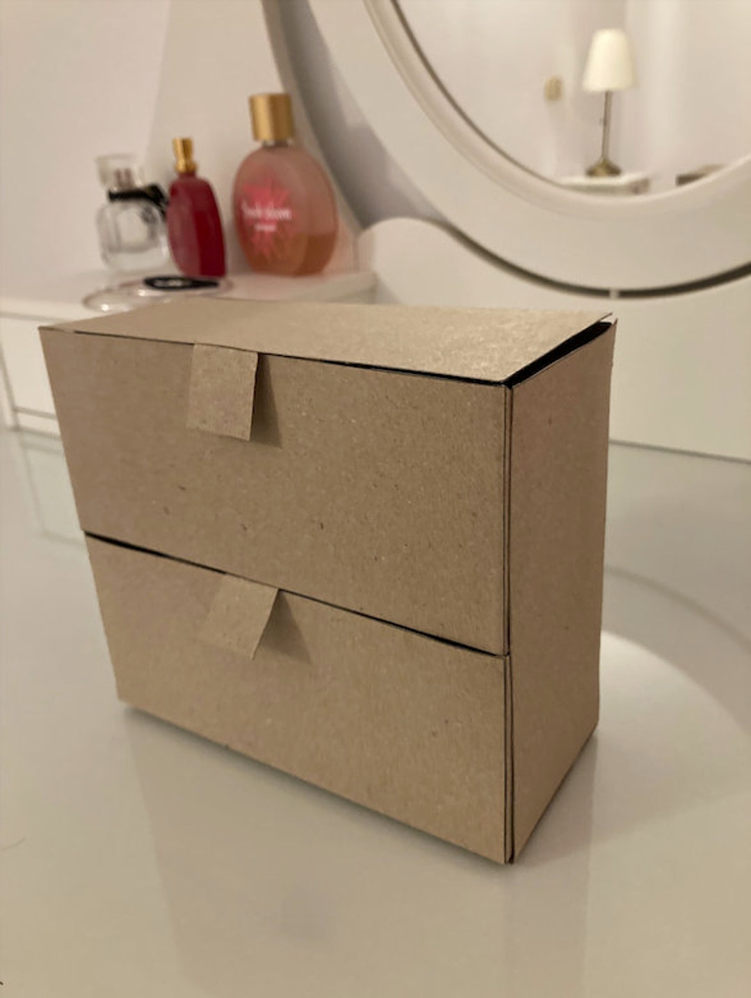 Cardboard Jewelry Box Print Template, Craft Box for Gifting Jewelry ...