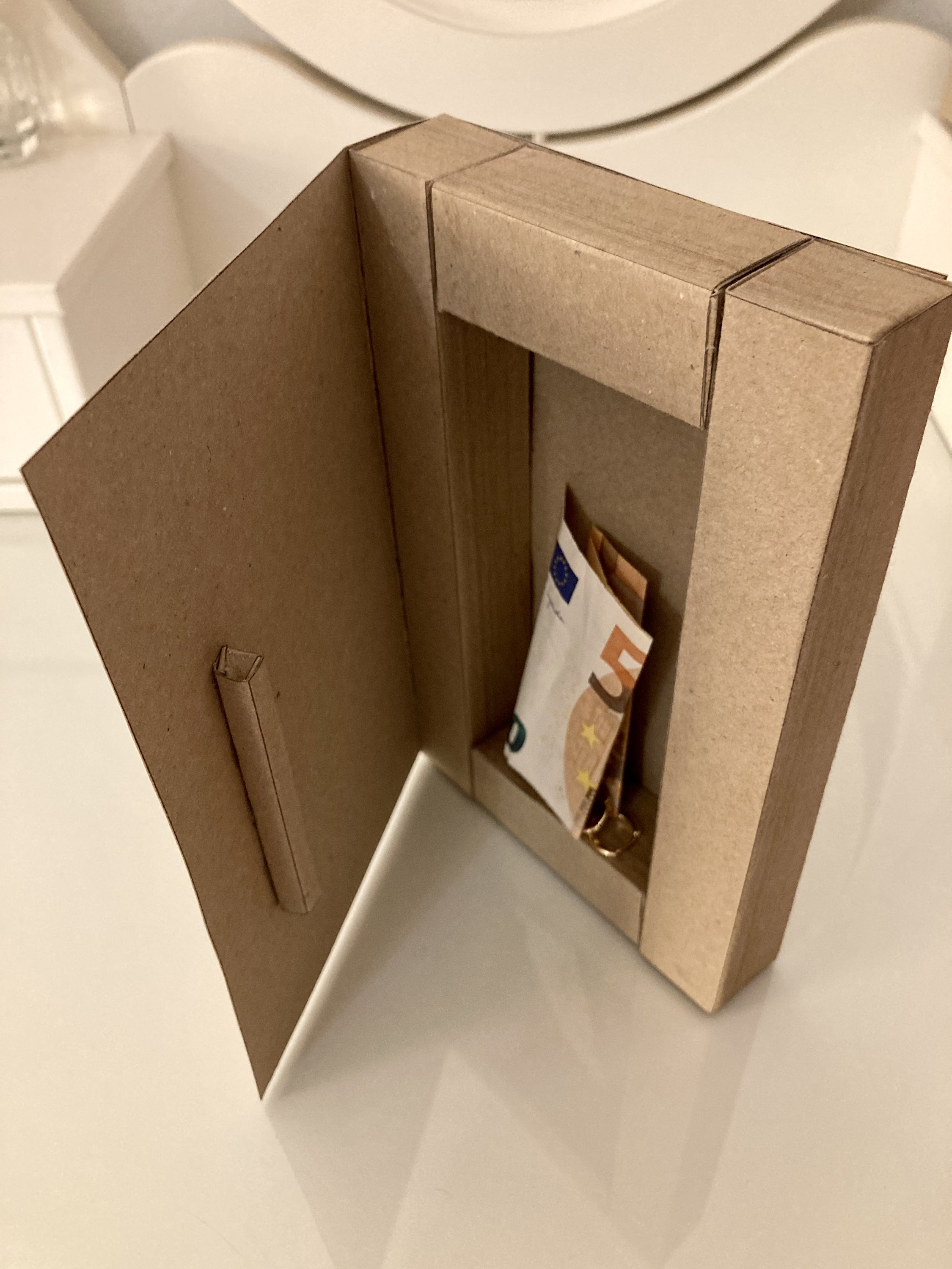 Cardboard Secret Box, Book-shaped Box to Store or Hide Valuable and ...
