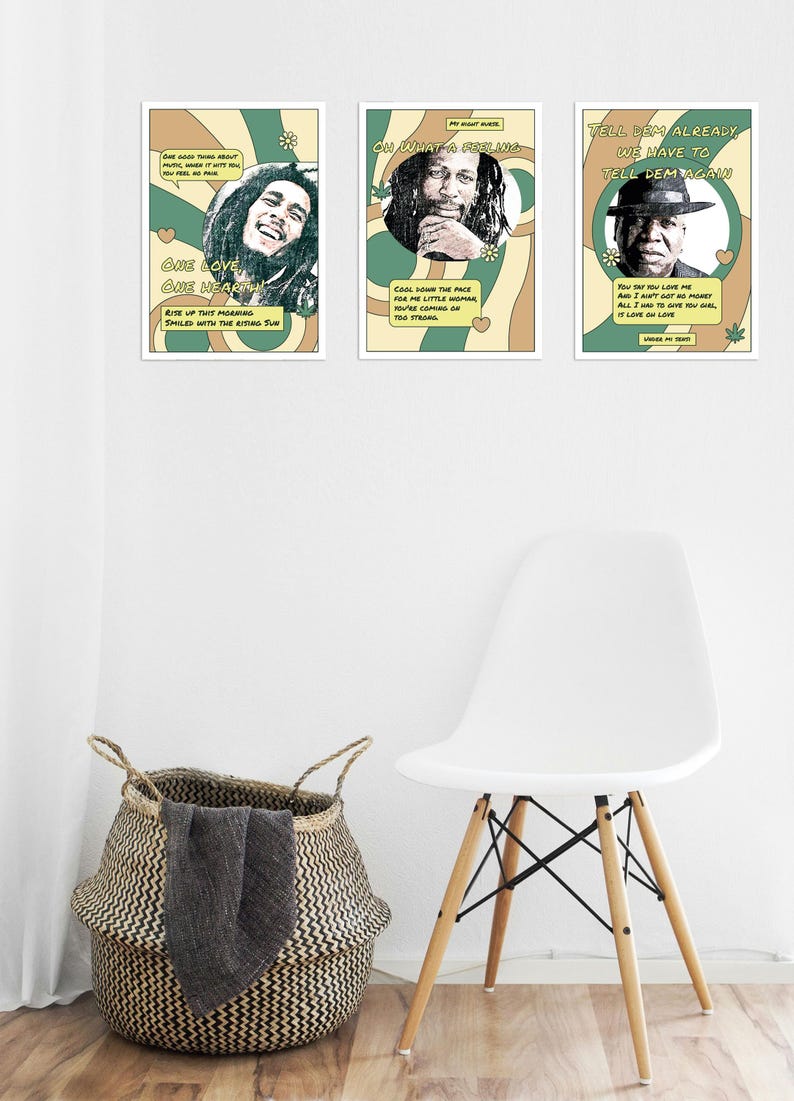 Printable Vintage Reggae Music Posters of Bob Marley, Gregory Isaacs ...