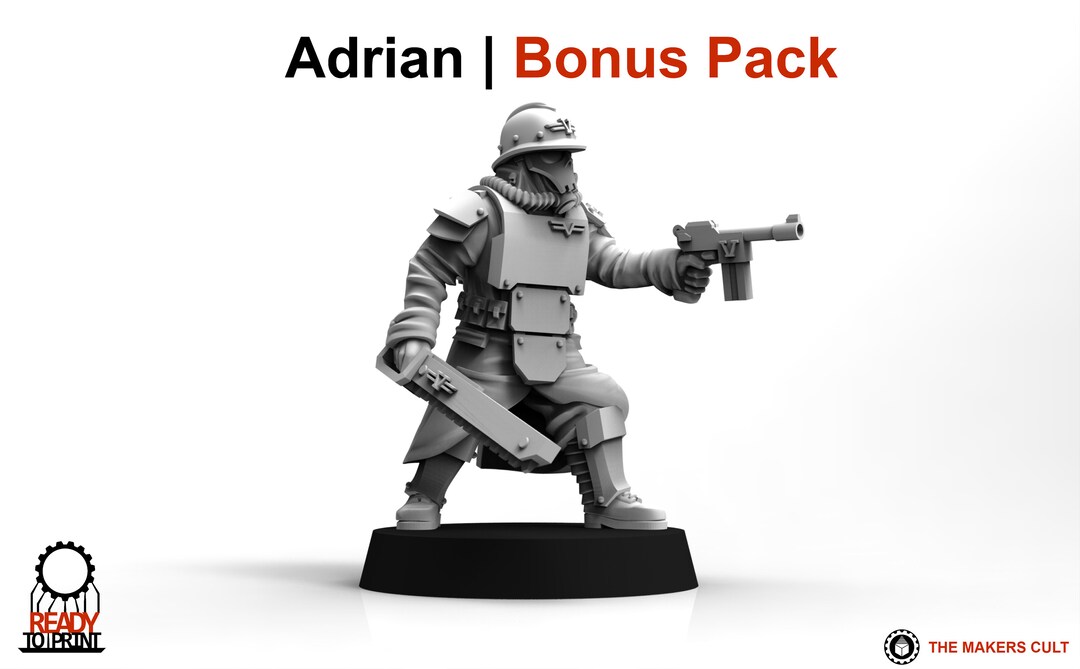 The Makers Cult - Valour Korps - Adrian - Shock Sergeant Heinrich - Etsy
