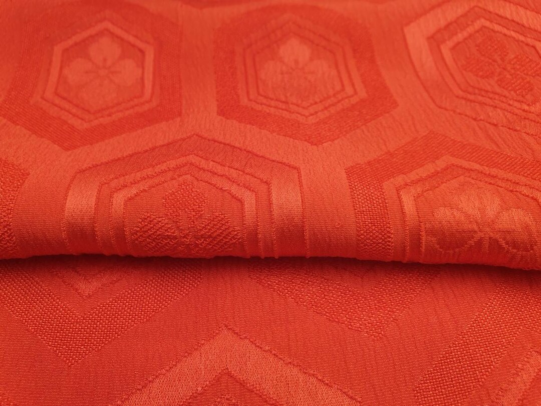 Vintage Obiage, Japanese Red Silk Obiage, Obi Scarf, Sash - Etsy