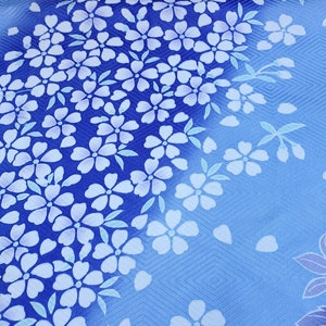 Vintage Kimono Silk, Furisode Kimono Silk Fabric, Vintage Silk Fabric ...