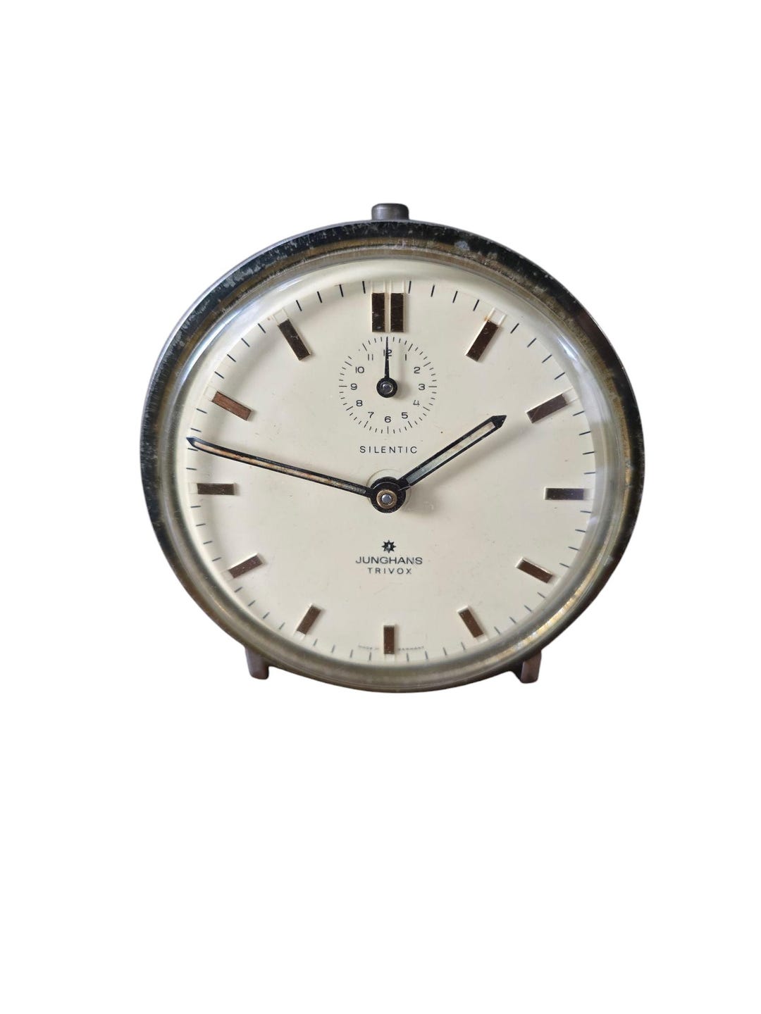 Vintage Junghans Trivox Silentic Alarm Clock – 1950s/60s – German Mid ...
