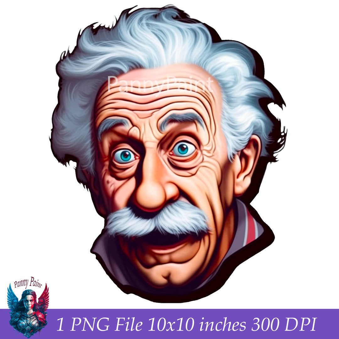 1 Png Albert Einstein Humor Art Einstein Joke Print for - Etsy