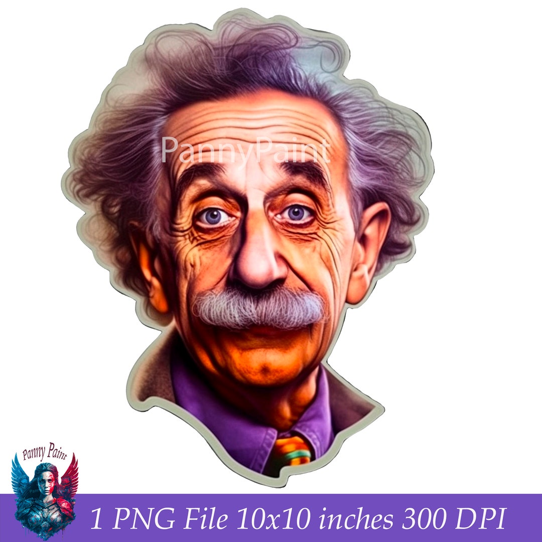 1 Png Albert Einstein Humor Art Einstein Joke Print for - Etsy