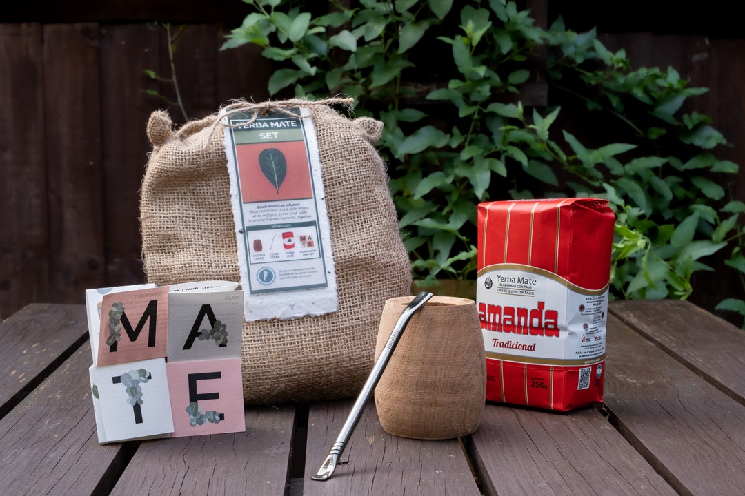 Yerba Mate Set Limited Edition / Complete Set Includes Gourd, Straw ...